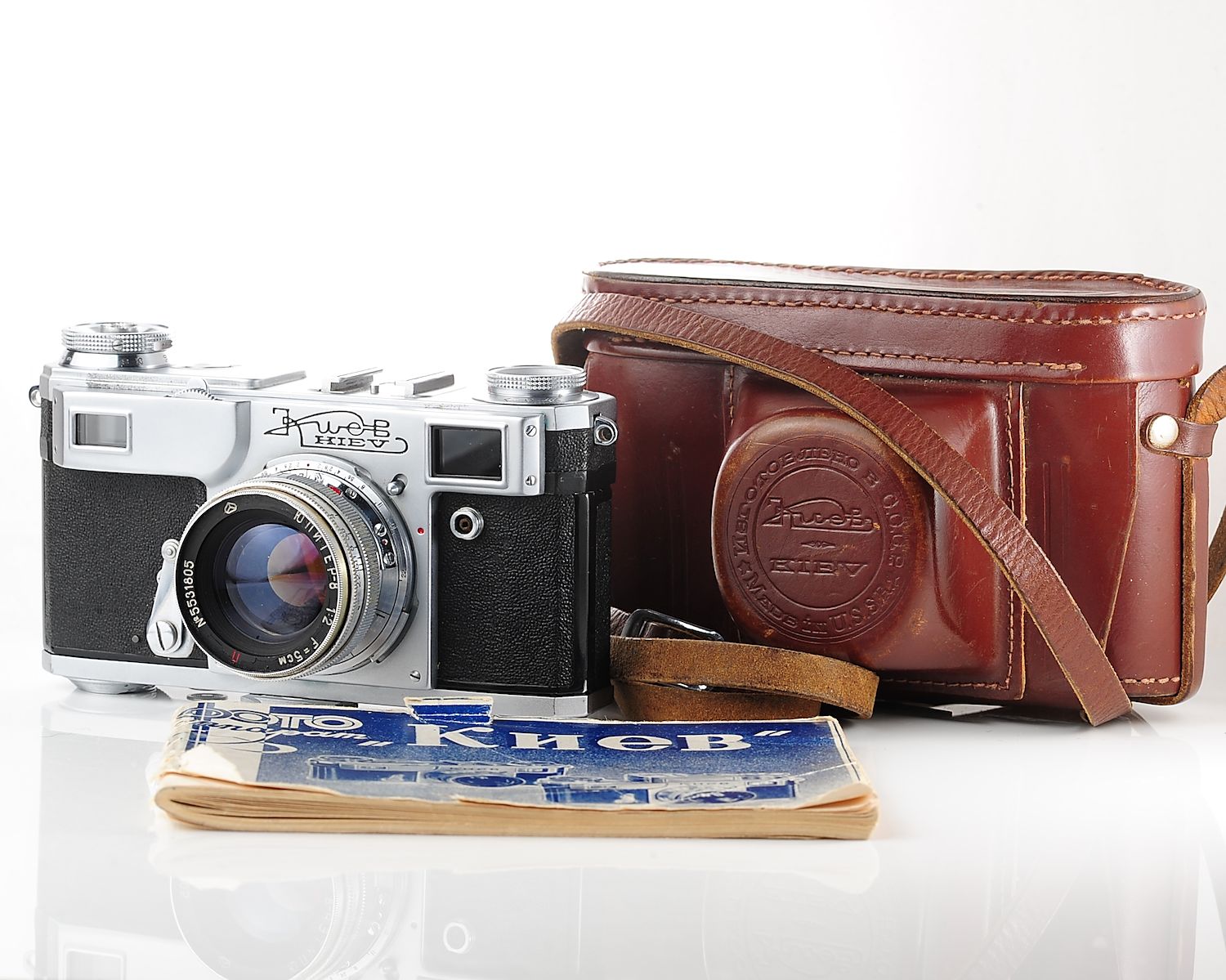 🇺🇦 RARE: Soviet Kiev-2a rangefinder 35mm film camera from 1955 ...